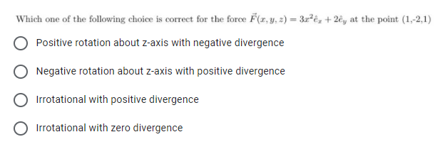 Solved Which one of the following choice is correct for the | Chegg.com