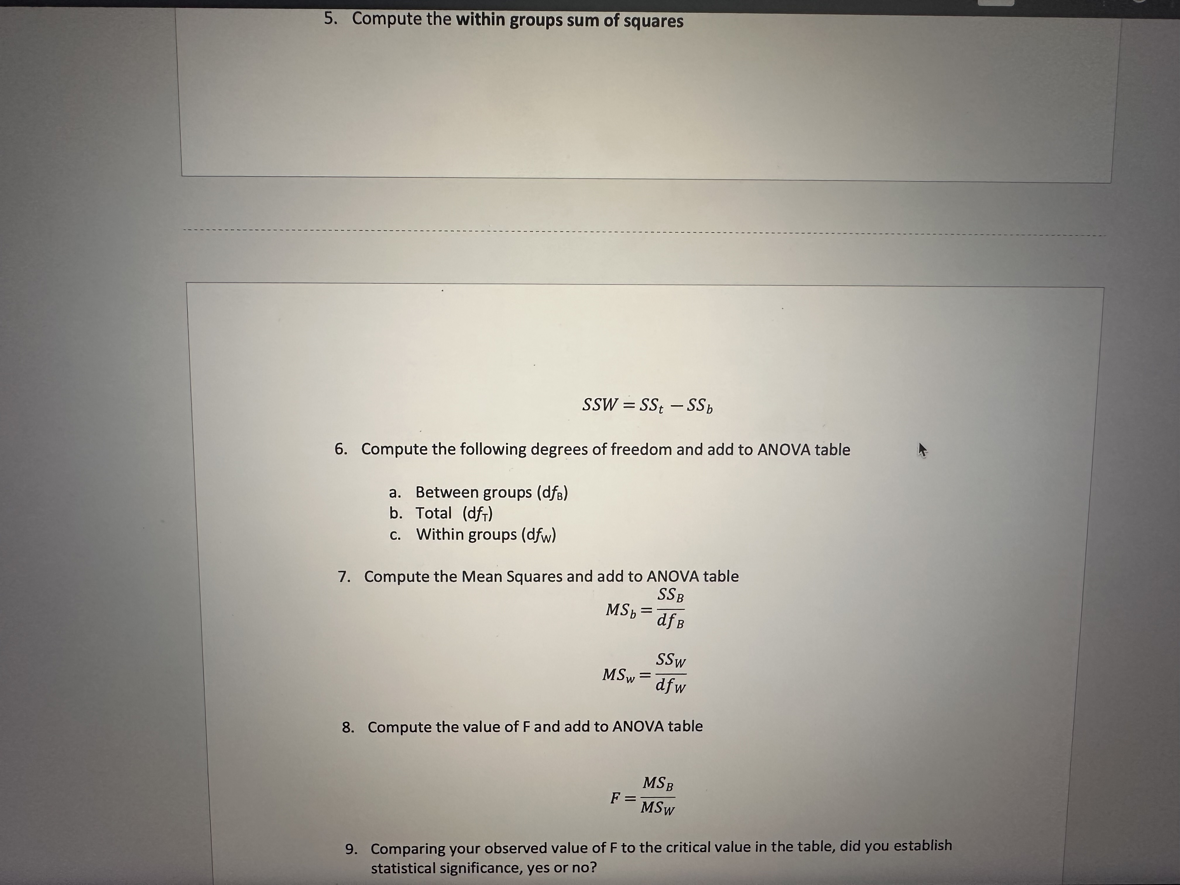Solved WORKSHEET UNIT 4 PART II 3 groups of students are | Chegg.com