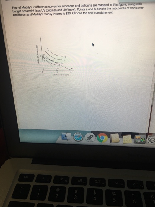 Solved Four of Maddy's indifference curves for avocados and | Chegg.com