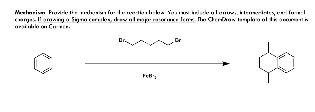 Solved Mechanism. Provide the mechanism for the reaction | Chegg.com