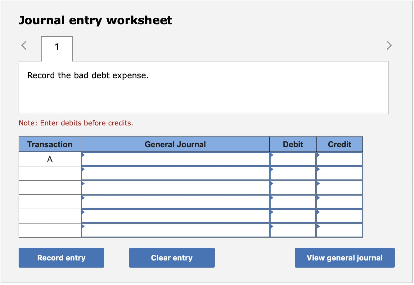 Solved Journal entry worksheet