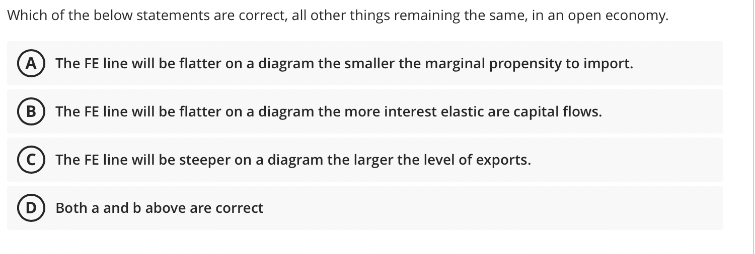 Solved Which of the below statements are correct, all other | Chegg.com