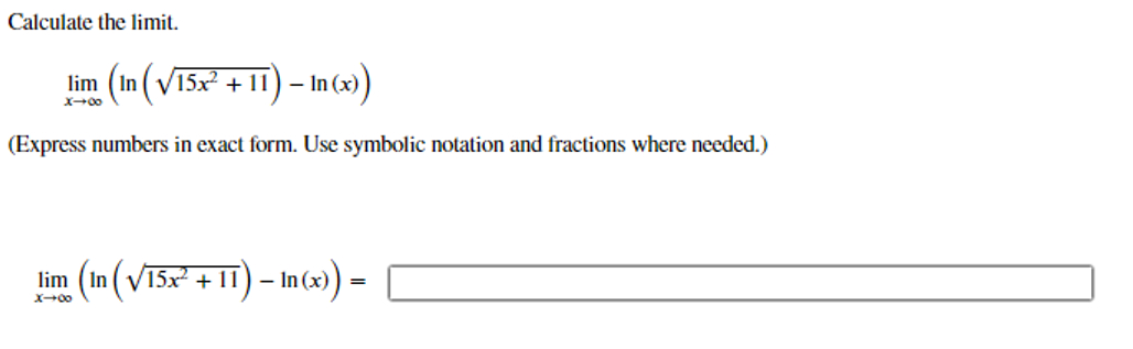 Solved Calculate the | Chegg.com