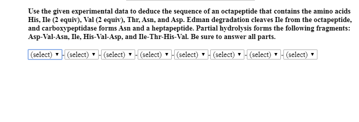 Solved Use the given experimental data to deduce the | Chegg.com