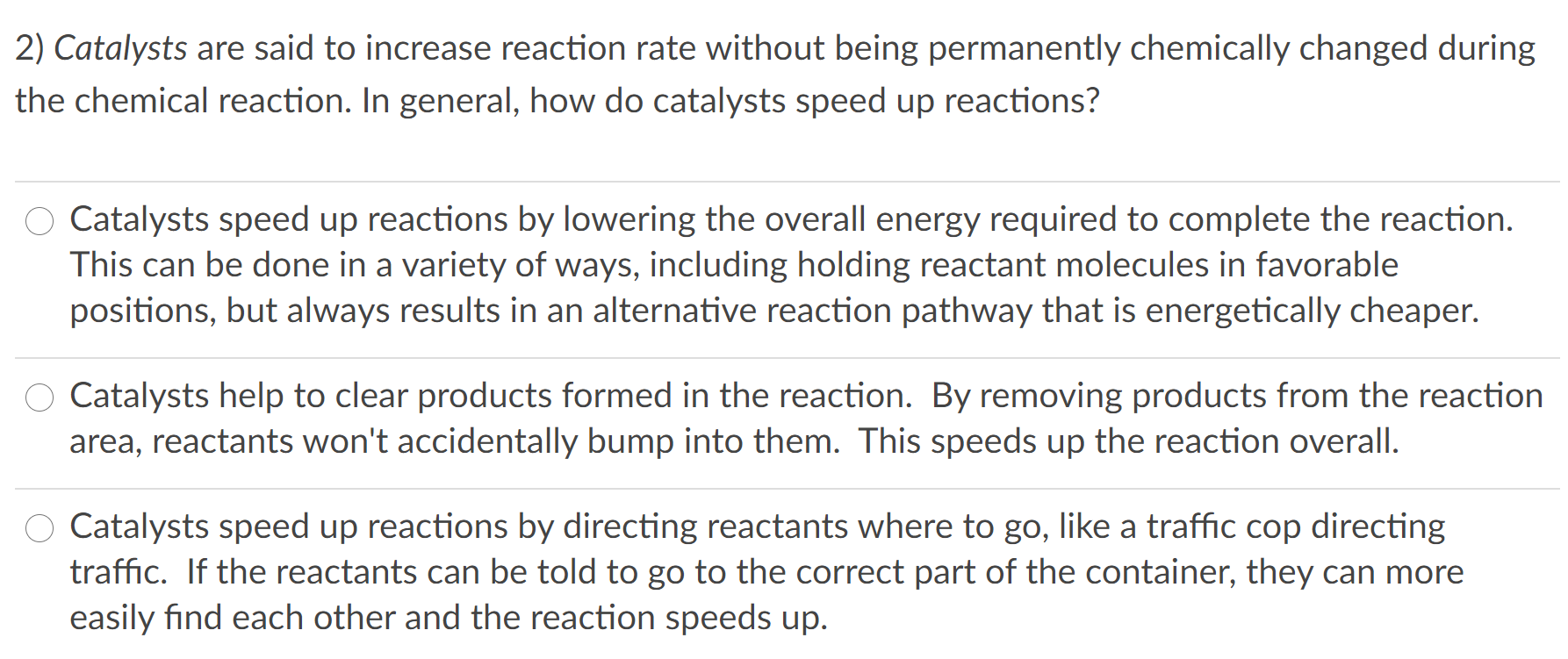 Solved 1) a) When running a reaction that has a two-step | Chegg.com