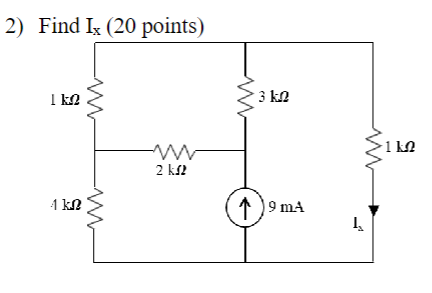 Solved Solve using Nodal Analysis, Loop Analysis, Thevenin's | Chegg.com
