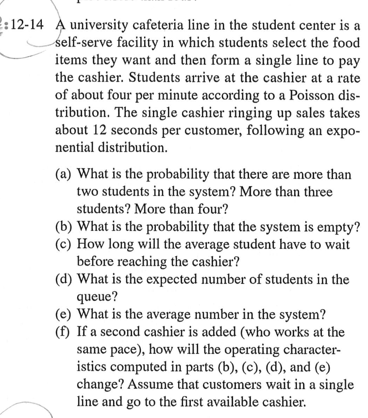Solved Inputs Solver - Waiting Lines Enter data in yellow | Chegg.com
