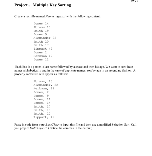 Solved written in java. Example 1 (using an ArrayList of | Chegg.com