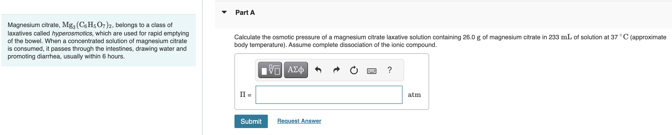 Solved Magnesium citrate, Mg3(C6H5O7)2, belongs to a class | Chegg.com