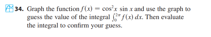 Solved 34. Graph the function f(x)=cos2xsinx and use the | Chegg.com