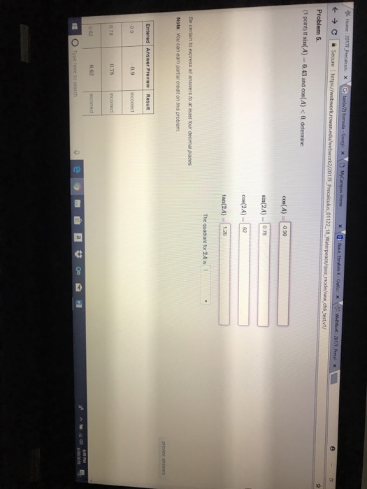 Solved 0.78 | Chegg.com