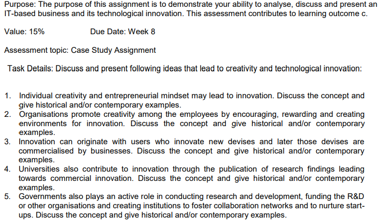 Solved Purpose: The purpose of this assignment is to | Chegg.com