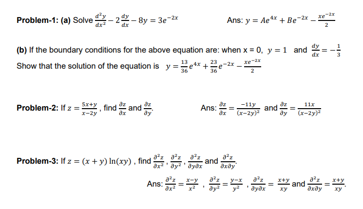 Solved Please answer Problems 1 to 3 in clear and legible | Chegg.com