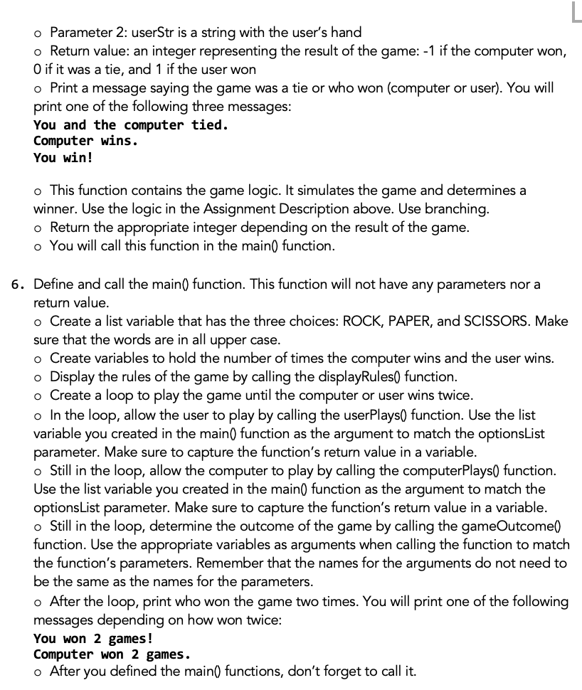 Solved PYTHON Write a program that allows the user to play | Chegg.com