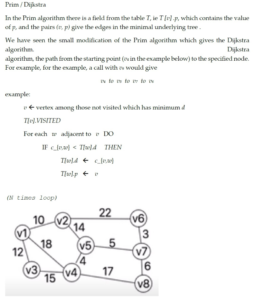 2. Question 2 (10 points) (a) Take the example graph | Chegg.com