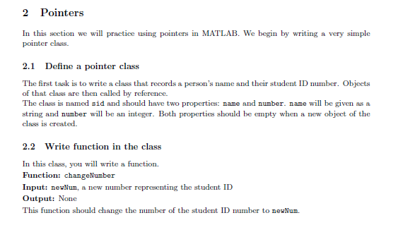 2 Pointers In this section we will practice using | Chegg.com