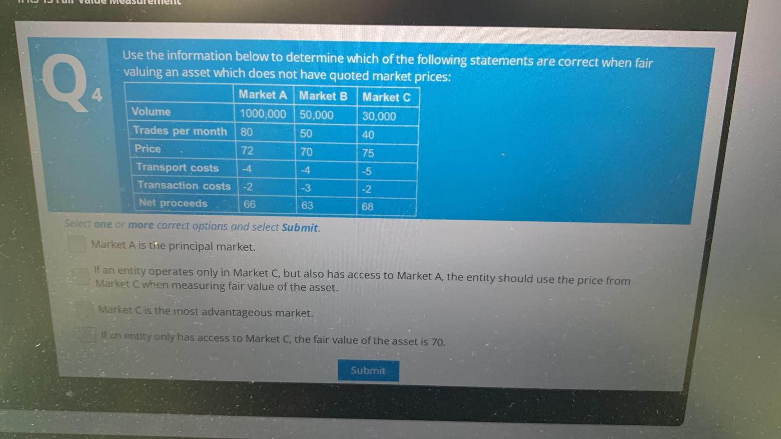 Solved Use the information below to determine which of the | Chegg.com