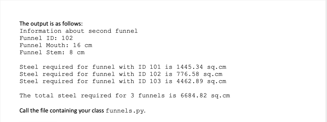 Solved Question 1 Design and implement a Python class, | Chegg.com