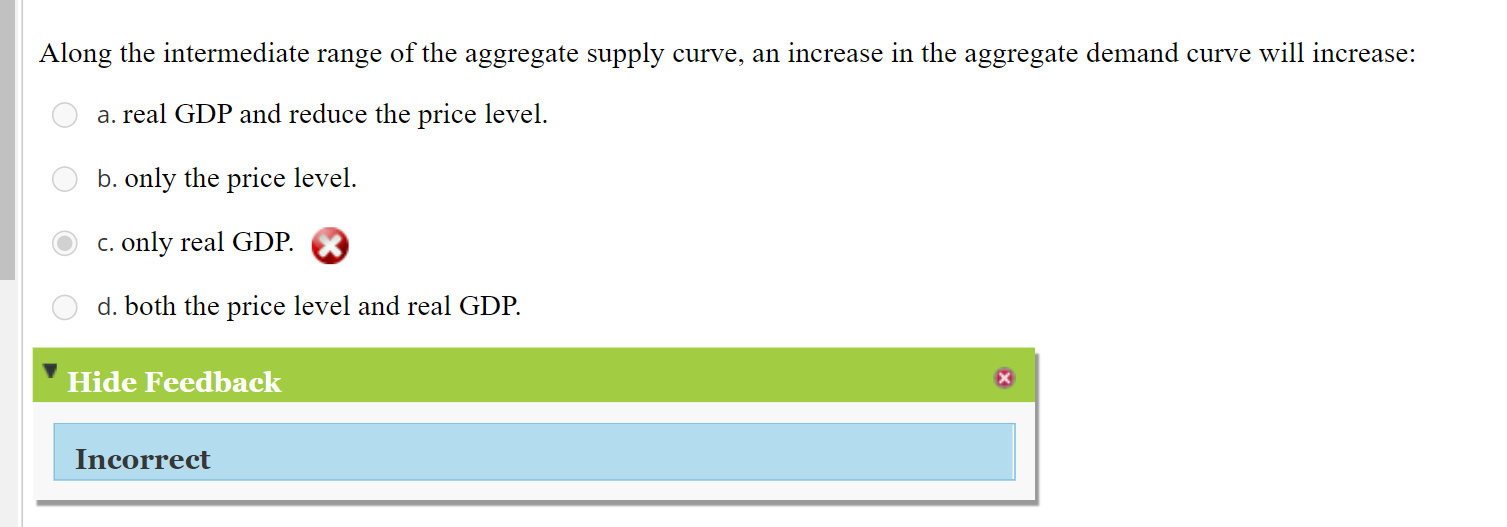 Solved 1. Along the Intermediate range of the aggregate | Chegg.com