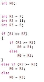 Solved Write assembly code to determine the greatest | Chegg.com