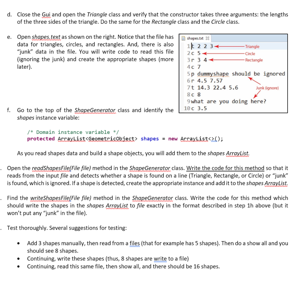 1. Open javaFXinstructions.docx and follow the | Chegg.com
