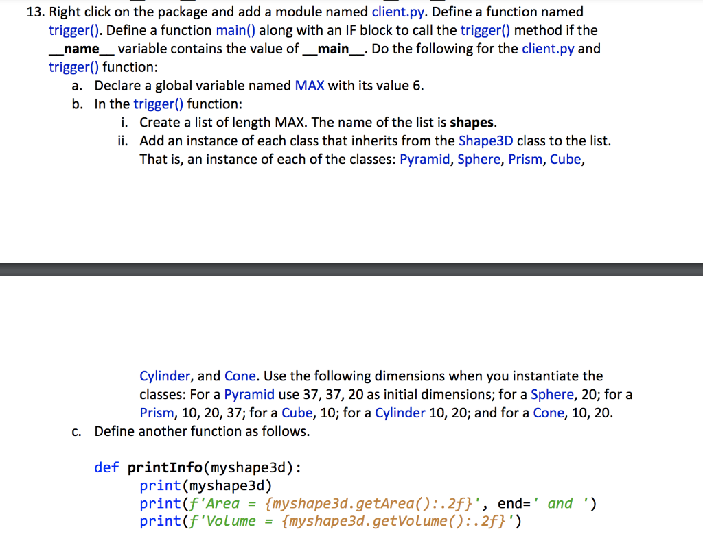Python Problem #1 (30 points): Classes and | Chegg.com