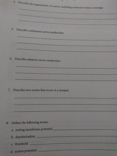 Solved 2. Parts of a Neuron Using the provided word | Chegg.com