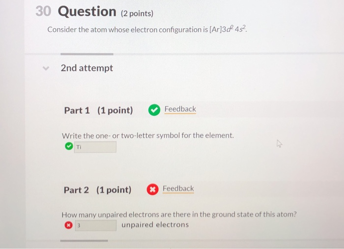 Solved Write the one-or two-letter symbol for the element Ti | Chegg.com