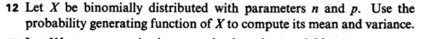 Solved 12 ﻿Let \( ﻿X \) ﻿be binomially distributed with | Chegg.com