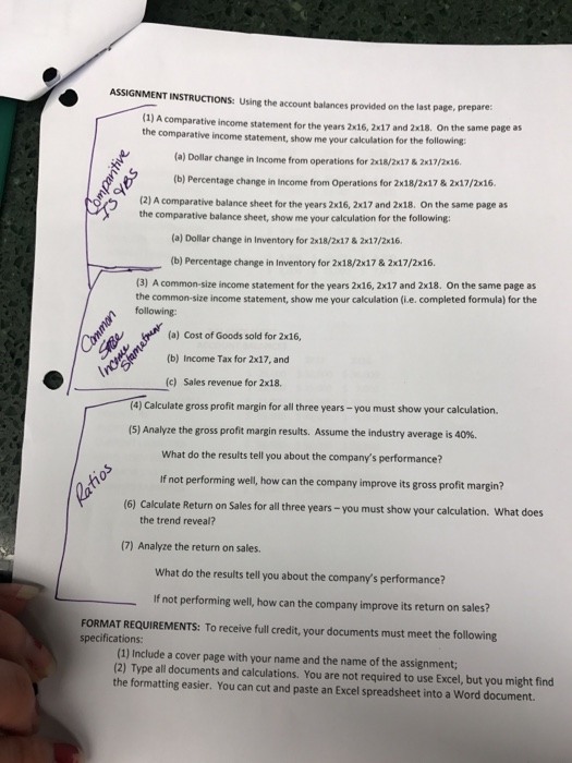 Solved Mini-Project #2 Financial Statement Analysis PURPOSE | Chegg.com
