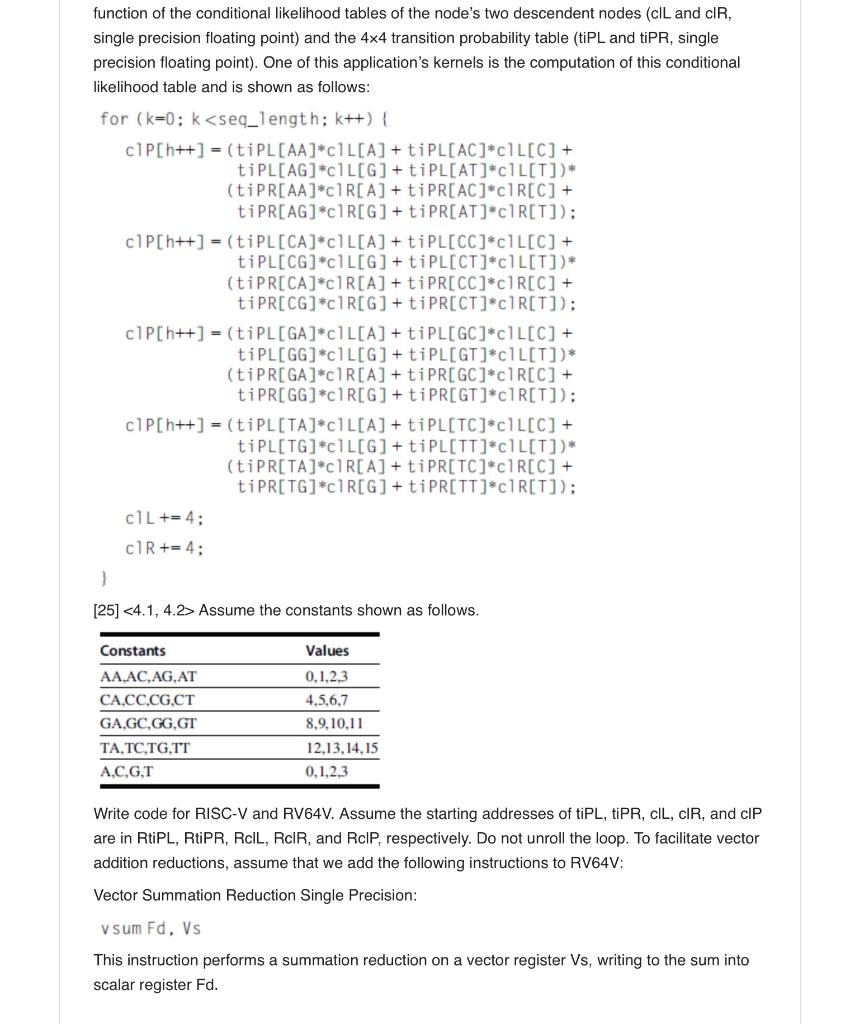 Solved function of the conditional likelihood tables of the | Chegg.com