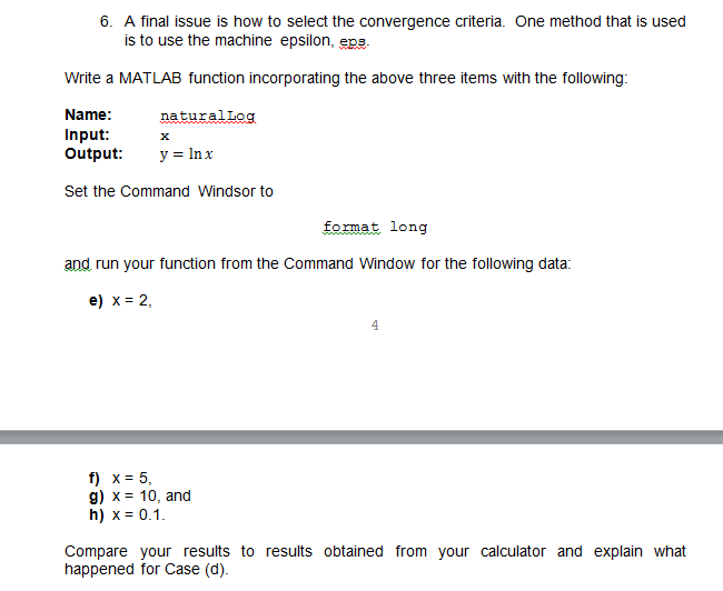 Part C: MATLAB Programming 8) M-File: Function The | Chegg.com