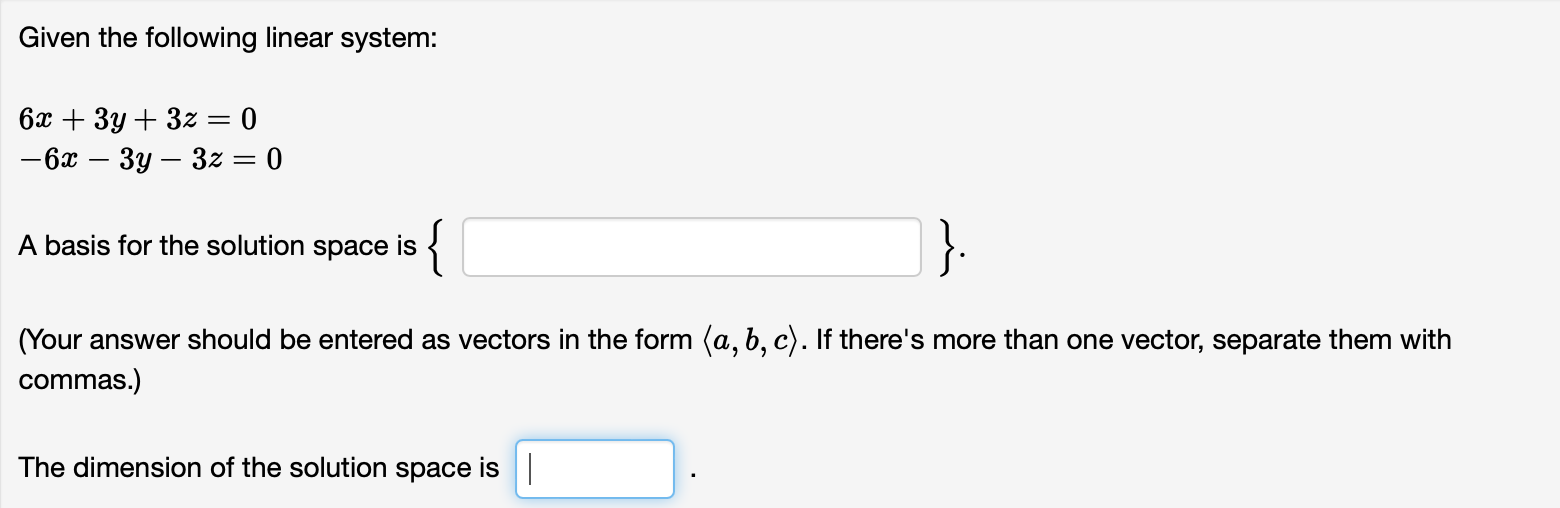 Solved The vectors 5 -3 :-03-4) --- -37 6 -2 + k are | Chegg.com