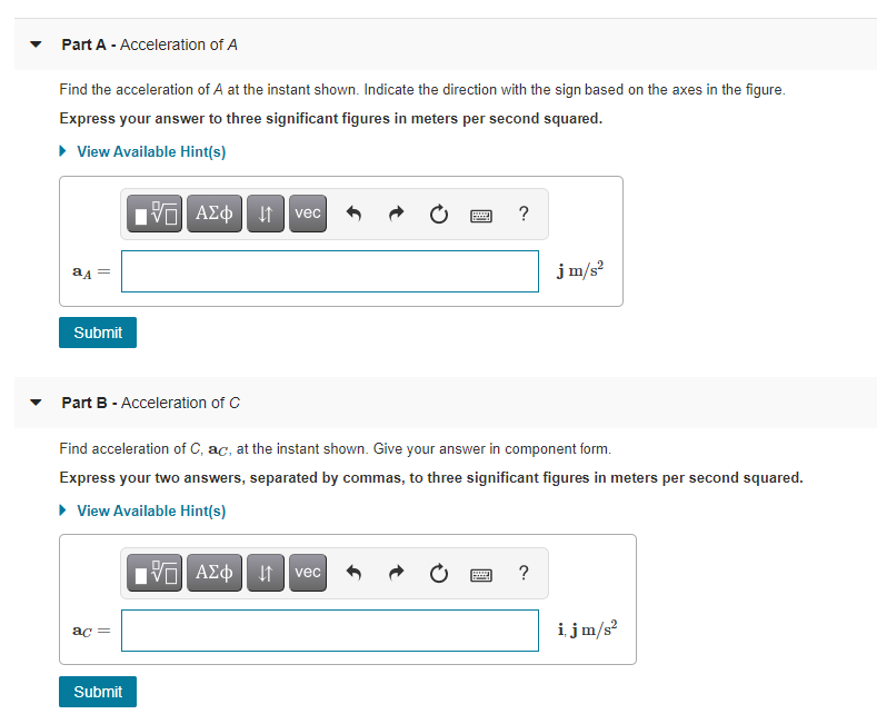 Solved Relative-Motion Analysis: Acceleration Learning Goal: | Chegg.com