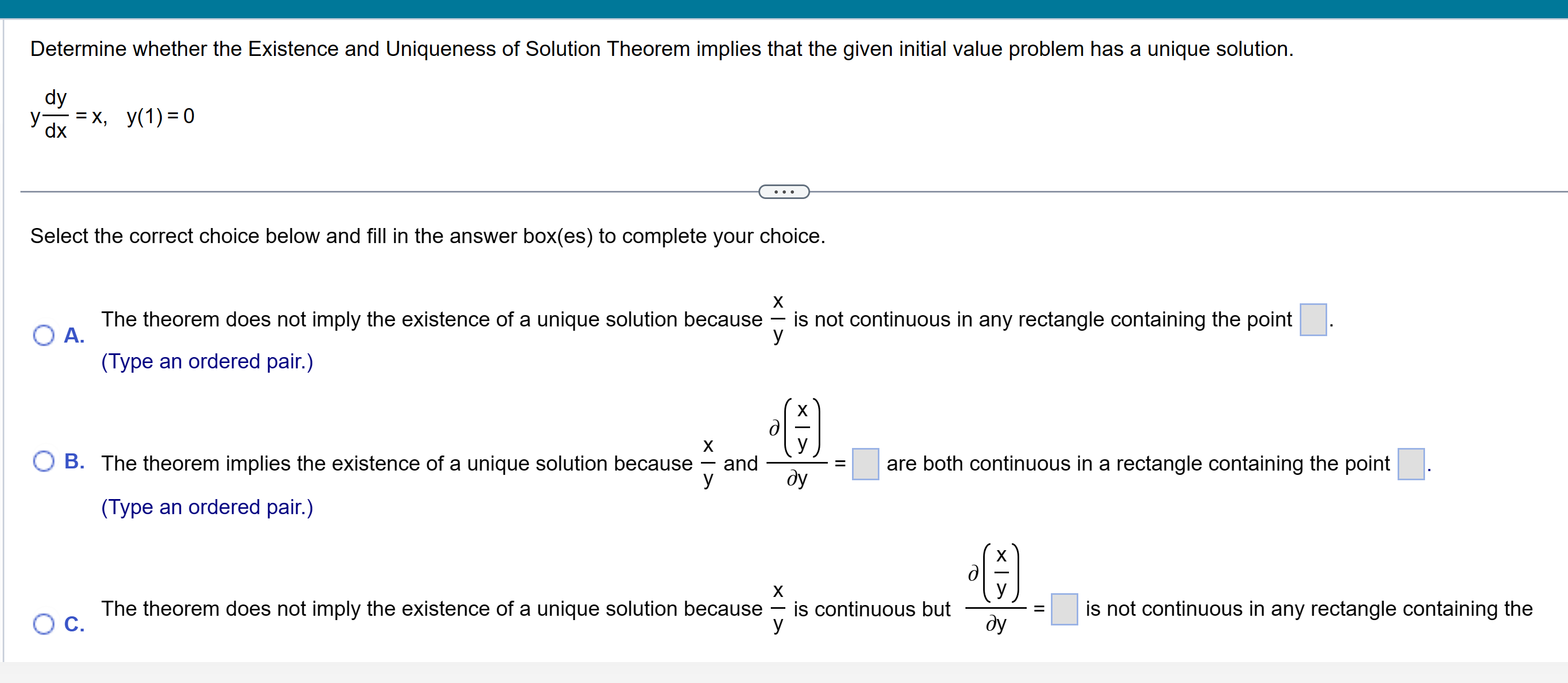 Solved Appld Diff Equations | Chegg.com