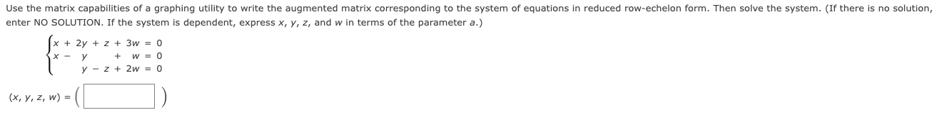 Solved Use the matrix capabilities of a graphing utility to | Chegg.com