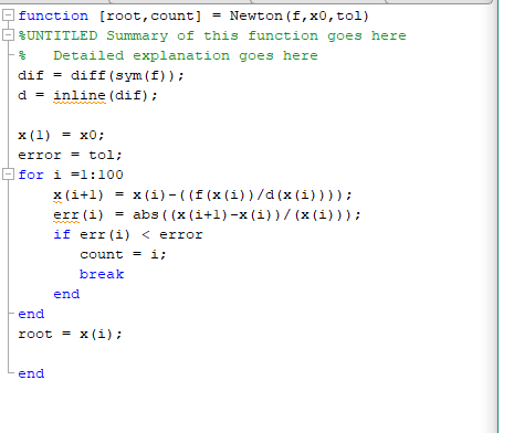 Solved 1. Apply Newton's method to find both roots of the | Chegg.com