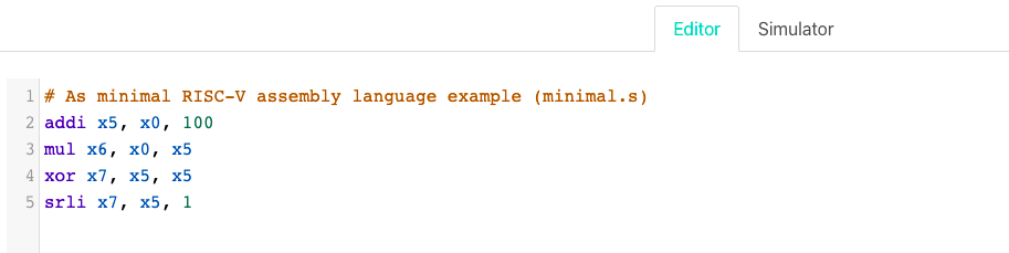 Regarding RISC-V: Start by pasting the following | Chegg.com