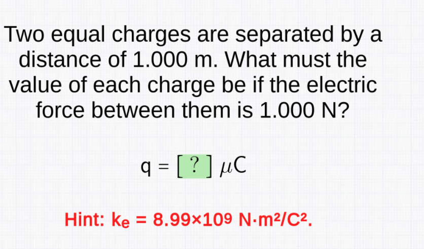 Solved Two equal charges are separated by a distance of | Chegg.com