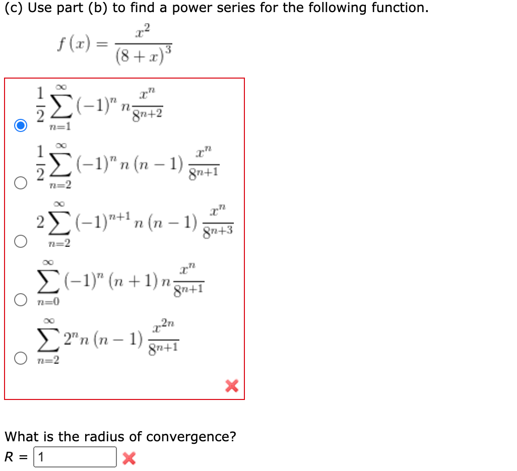 Solved (a) Use differentiation to find a power series | Chegg.com