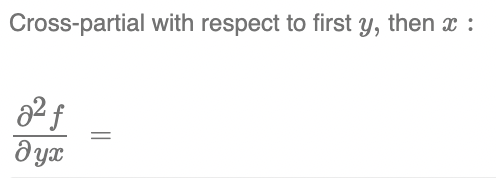 Solved Find the second order partial derivatives for the | Chegg.com
