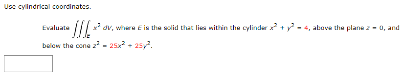 Solved Find the mass and center of mass of the solid E with | Chegg.com