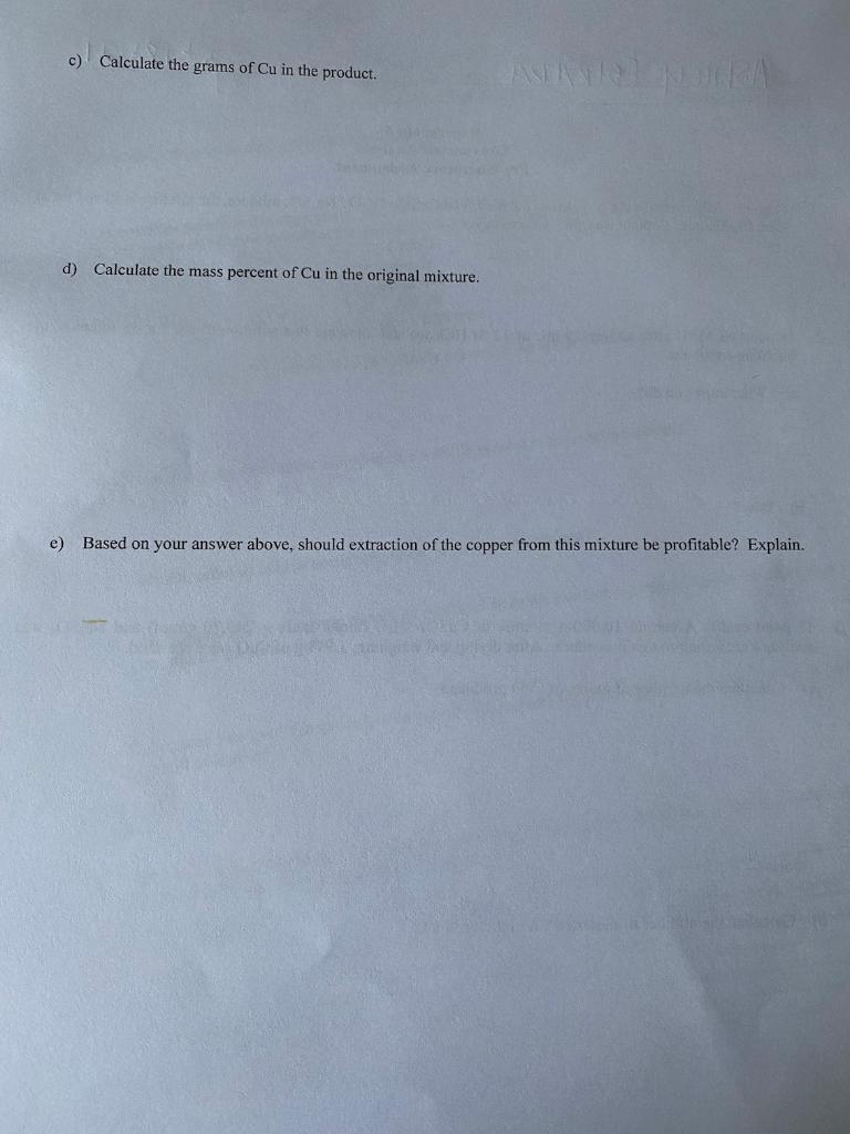 Solved Experiment 6 Gravimetric Analysis Pre-laboratory | Chegg.com