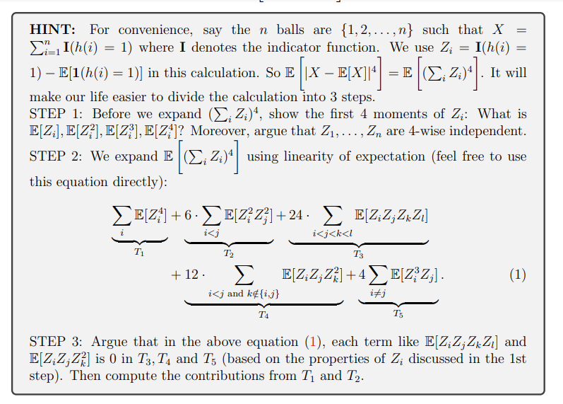 Solved Problem 3 (30 points.). Recall that a hash family H | Chegg.com