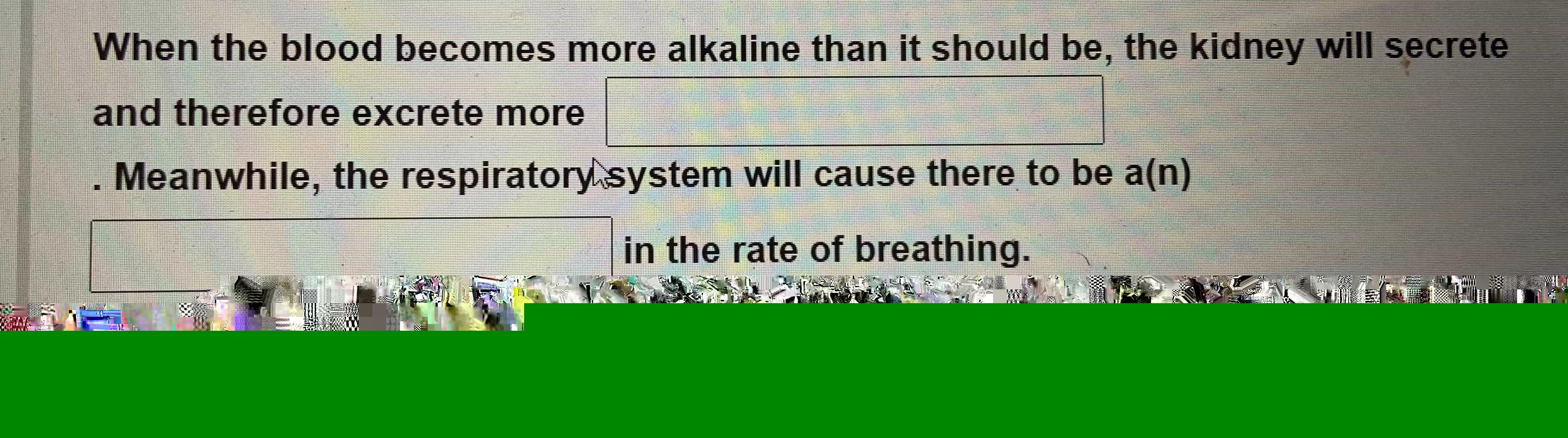Solved When the blood becomes more alkaline than it should | Chegg.com