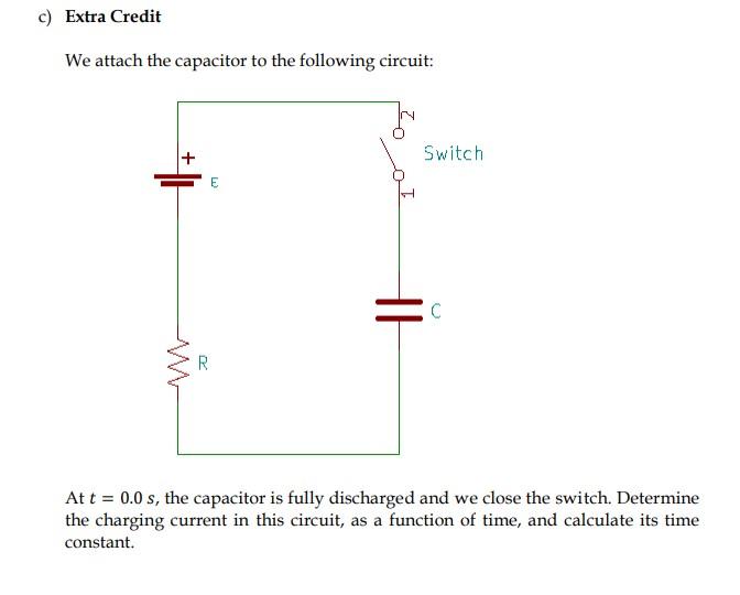 Solved 3. We build a parallel plate capacitor using | Chegg.com