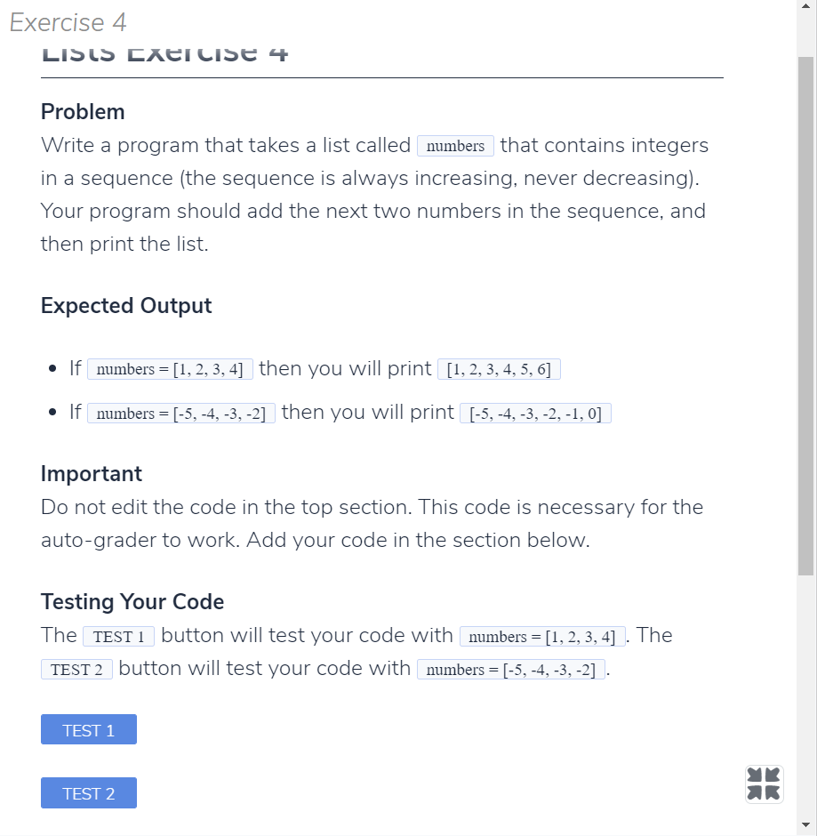 Solved Exercise 4 LISIS exercise 4 Problem Write a program | Chegg.com