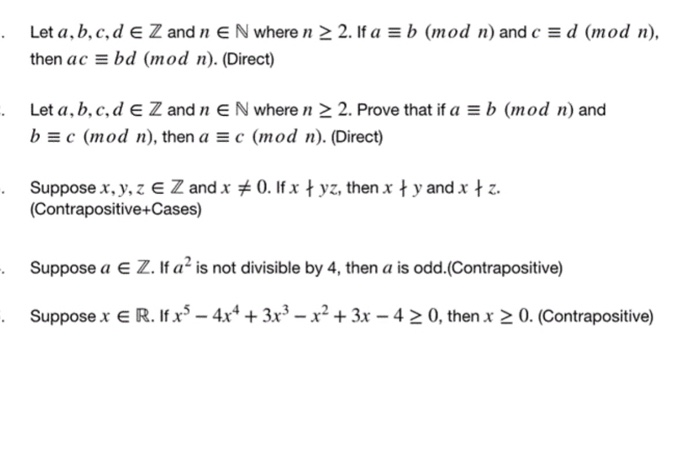 Solved Logic Sets, Theory’s and Proofs Class | Chegg.com