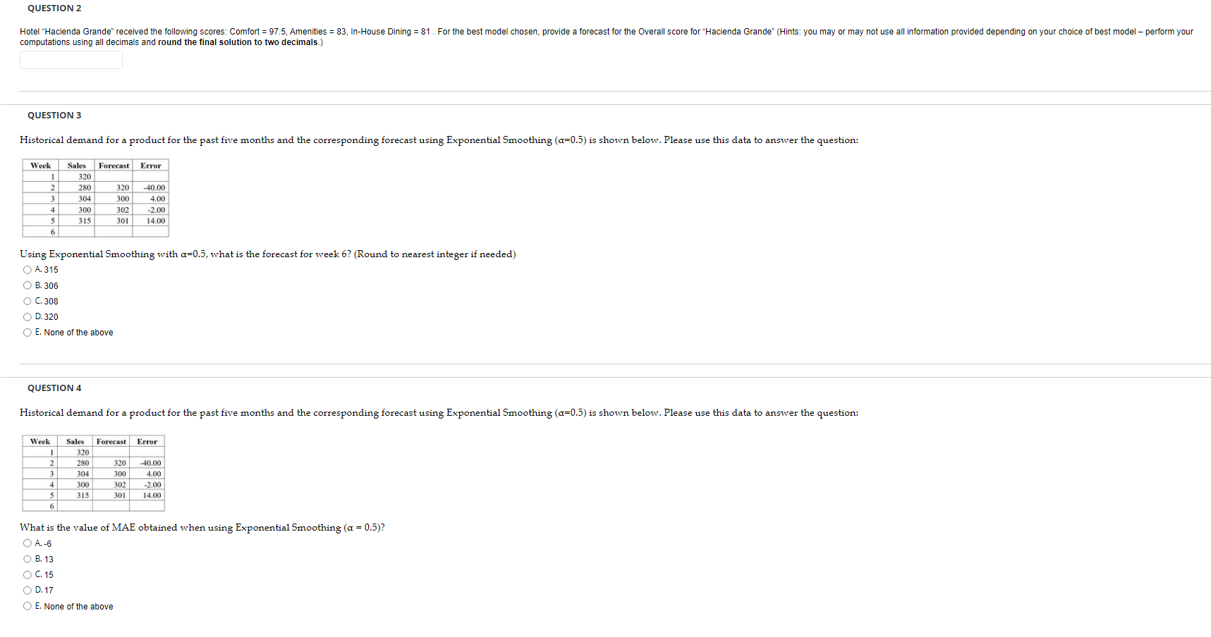 Solved computations using all decimals and round the final | Chegg.com
