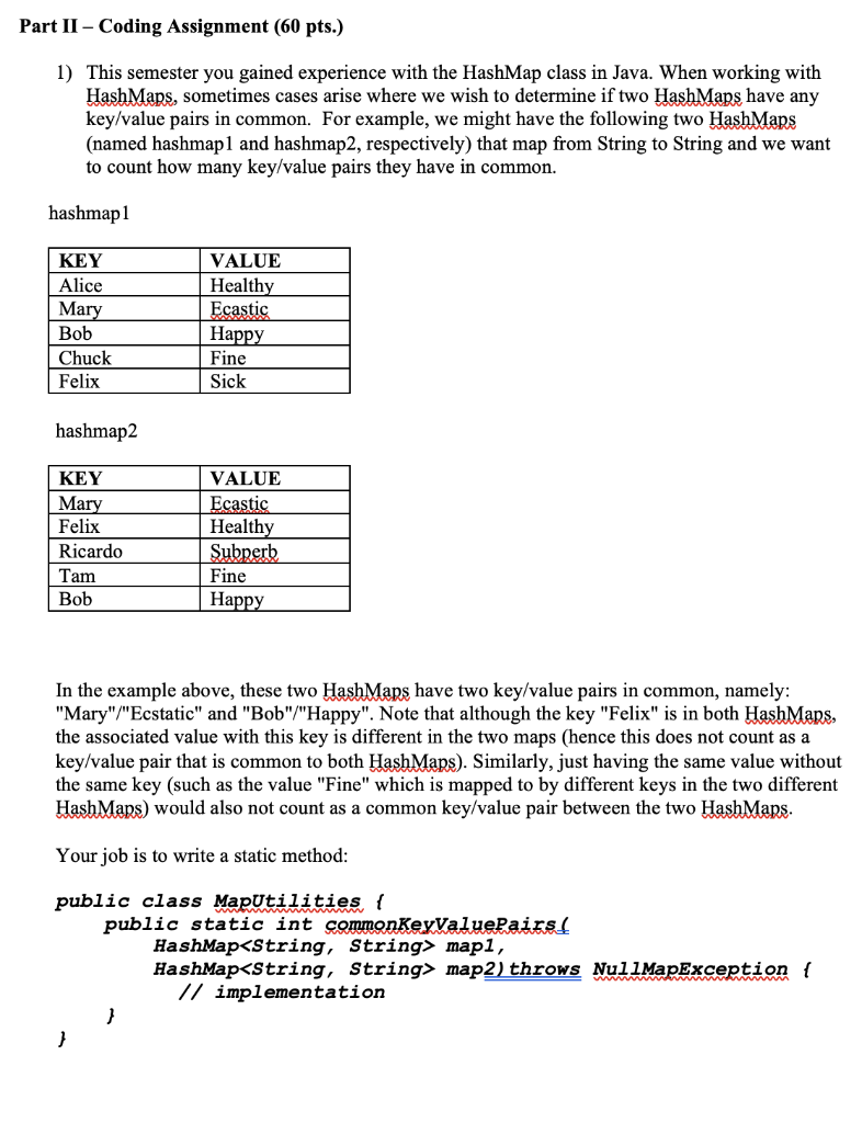 Solved Part Ii Coding Assignment 60 Pts 1 This